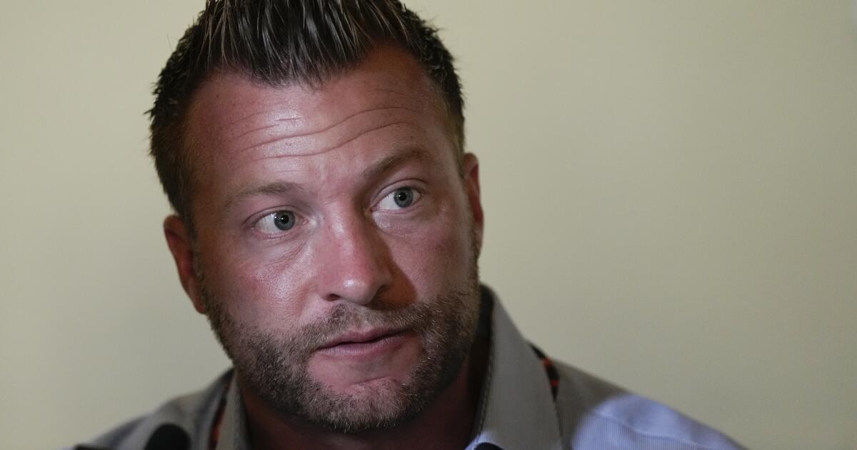 Rams to extend contracts of coach Sean McVay, GM Les Snead - Los ... Rams to extend contracts of coach Sean McVay, GM Les Snead - Los ...