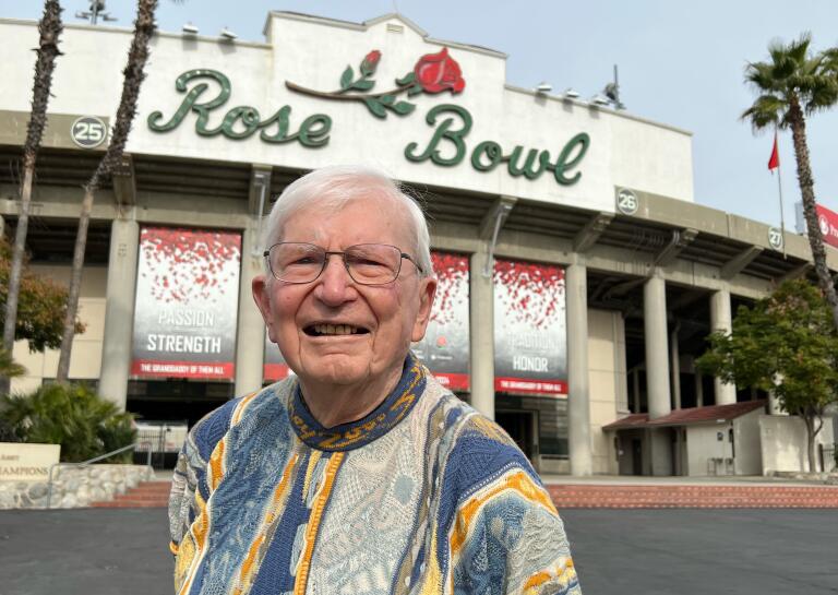 80 straight Rose Bowls? This 93-year-old is pulling it off - Los ...