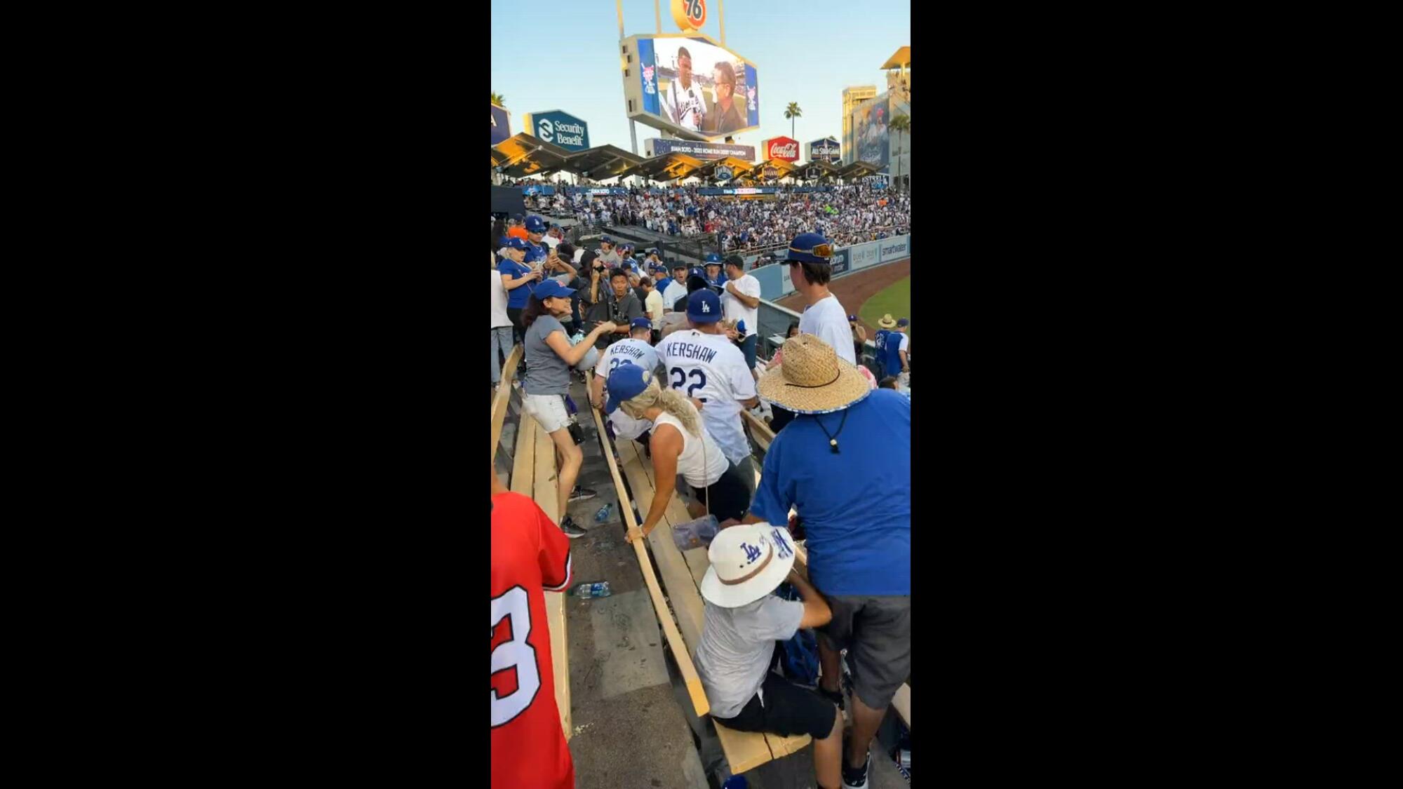 Fair Or Not Dodger Stadium Has Earned A Reputation For Fan Brawls