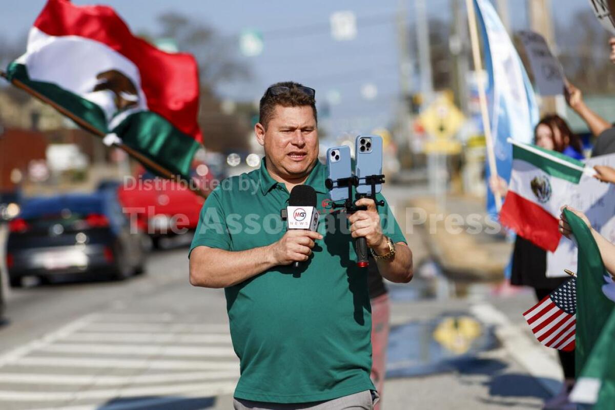 Spanish-language journalist arrested while covering protest near ...