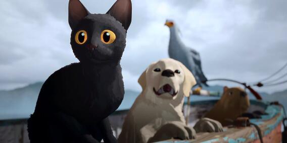 'Flow' review: A wordless, animated triumph starring animals - Los ...