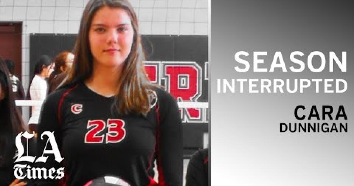 Season Interrupted: Cara Dunnigan has a shutdown epiphany - Los Angeles ...