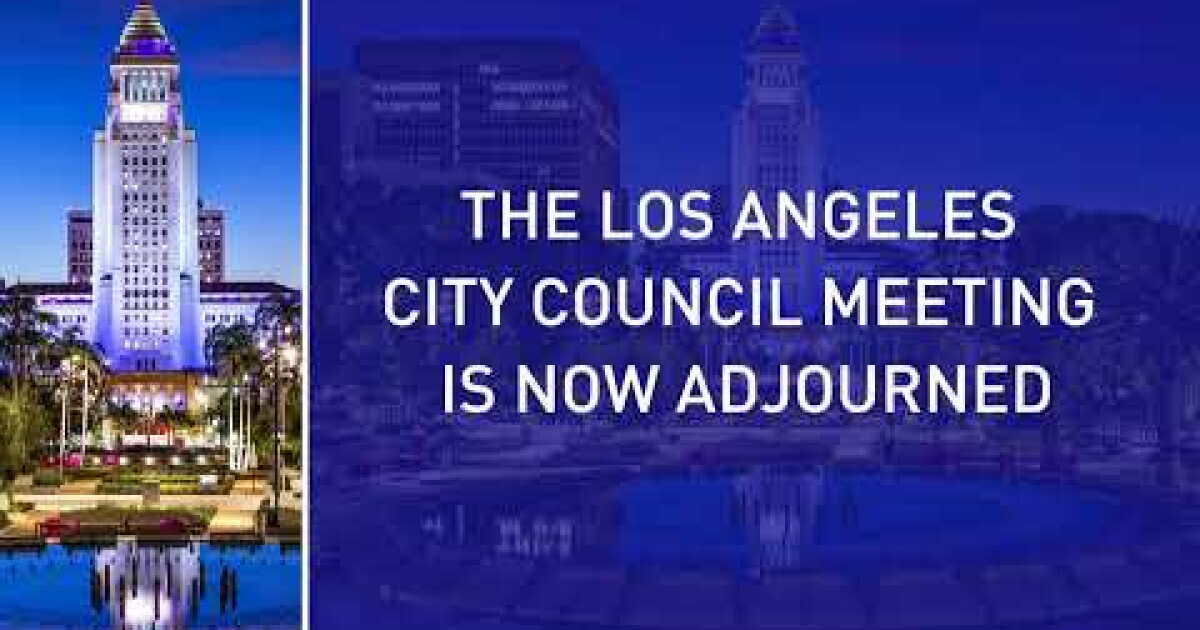 Watch Live La Council Meets Virtually Amid Racist Audio Scandal