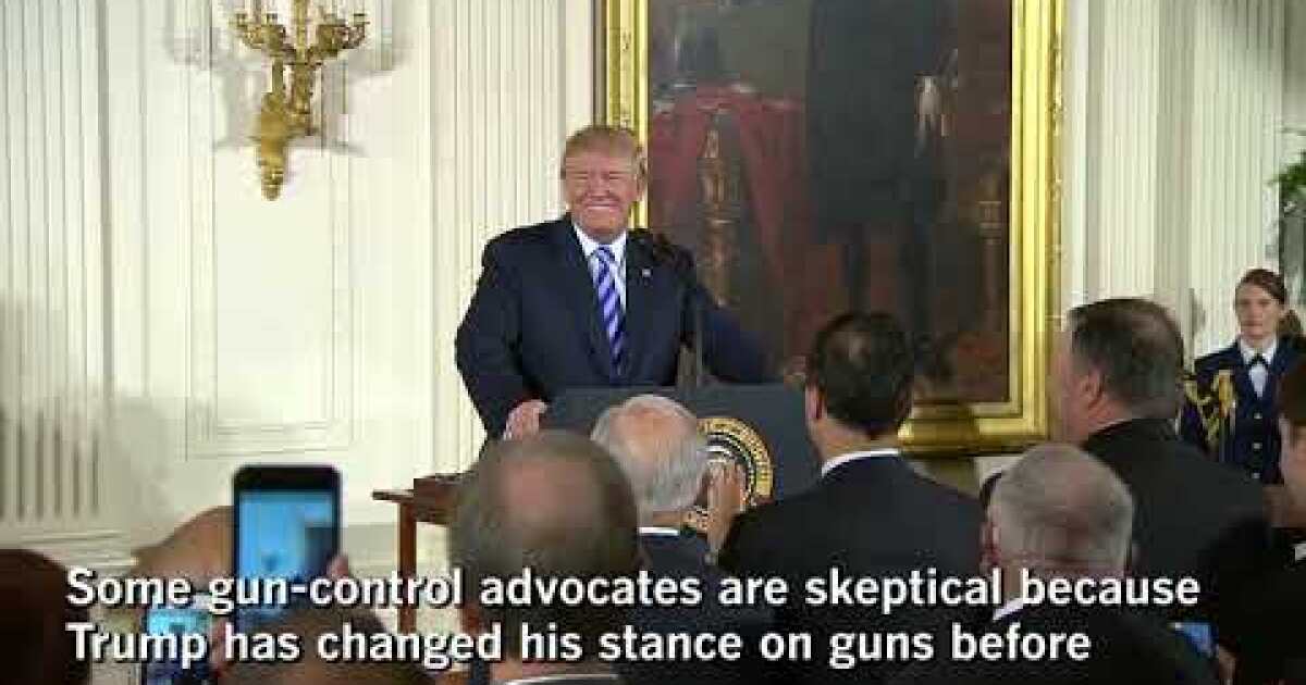 Trump 'supportive' of tougher gun law, but his record suggests that may ...