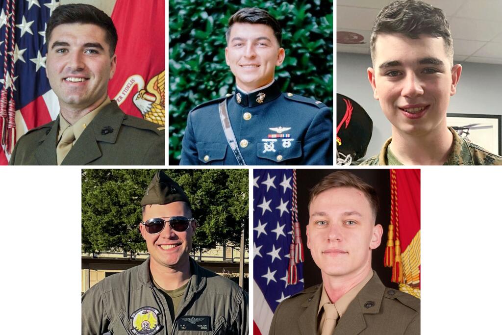 Five SoCal Marines killed in helicopter crash are identified - Los ...