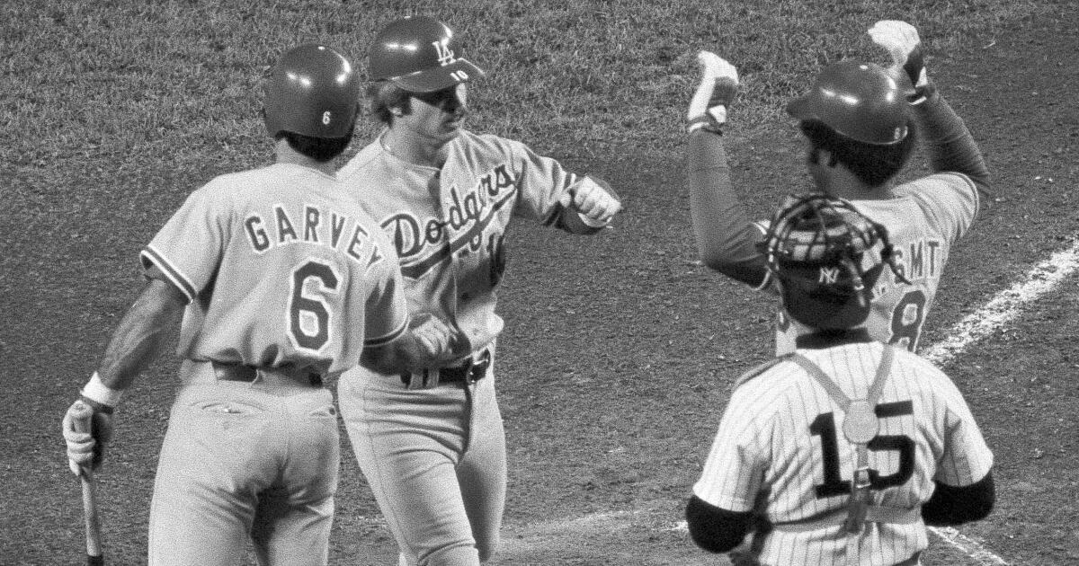 How a harmless lie created an iconic Dodgers infield - Los Angeles Times