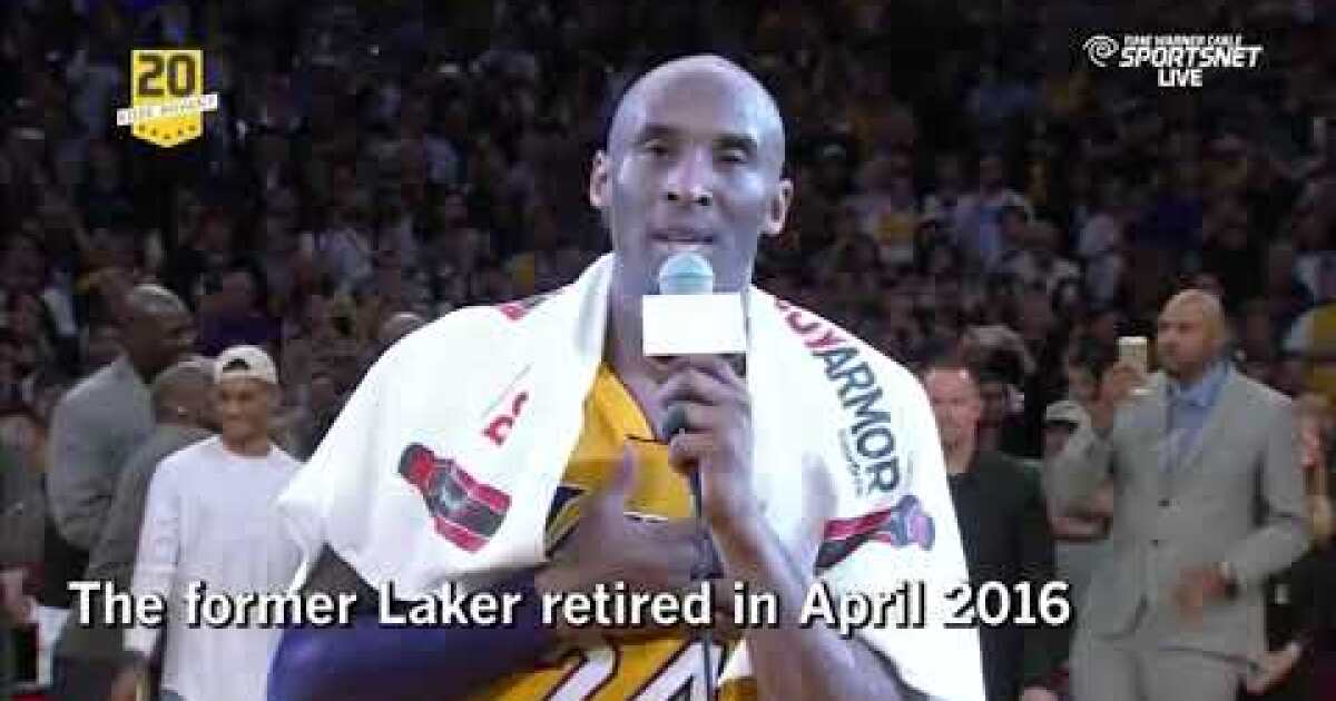 Column: Fans celebrate 20 years of Kobe greatness in a single night of ...