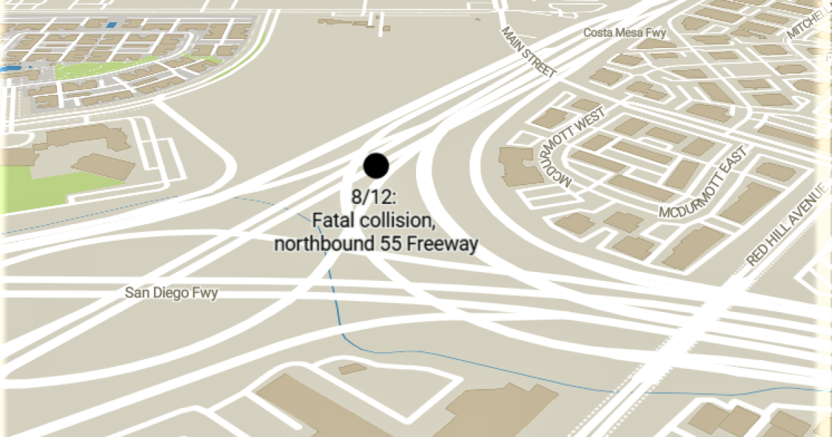 24-year-old motorcyclist killed splitting lanes on 55 Freeway - Los ... 24-year-old motorcyclist killed splitting lanes on 55 Freeway - Los ...