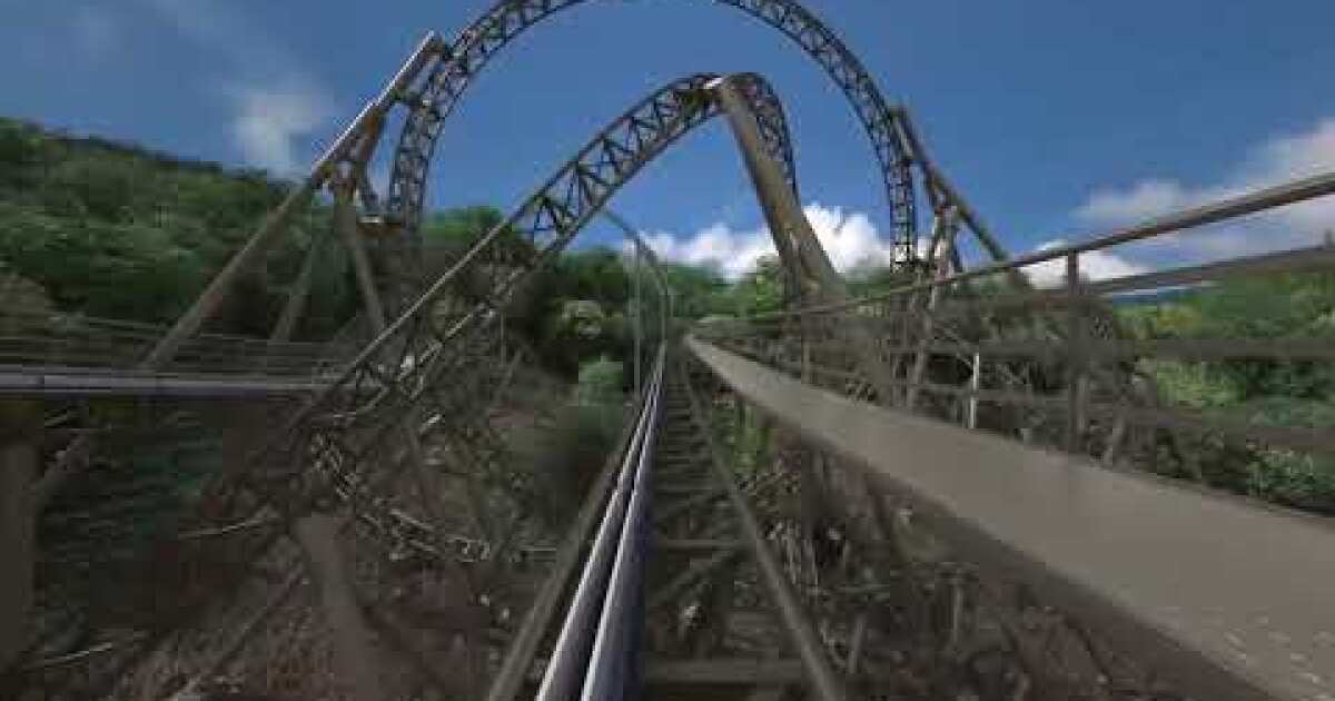 roller coaster with track missing