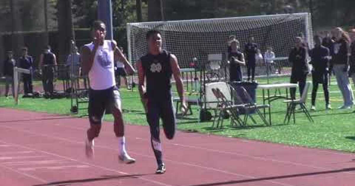 Christian Grubb shows off speed - Los Angeles Times