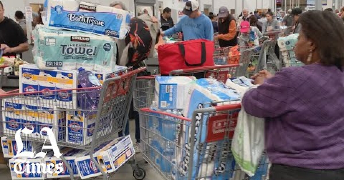 Coronavirus hoarding: Is it necessary? - Los Angeles Times