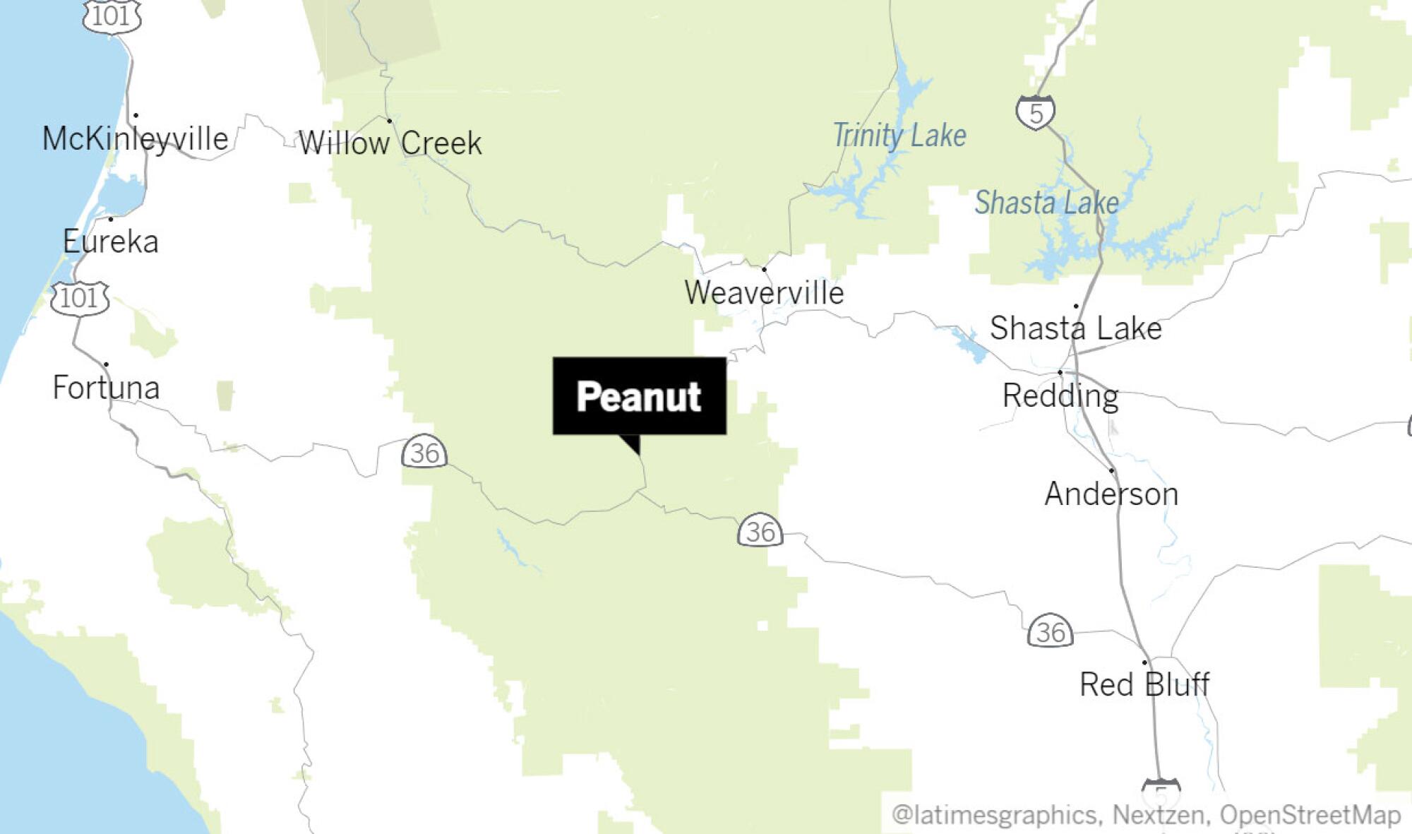 How USPS helped shape a California town named Peanut - Los Angeles Times