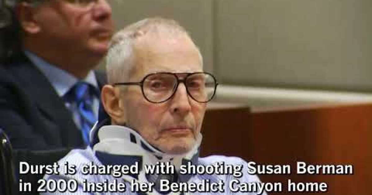 Robert Durst confessed to killing Susan Berman, 'secret witness' says ...