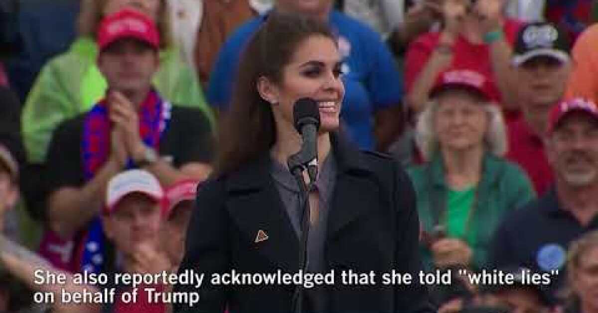 Hope Hicks, Trump's longest-serving aide, resigns from the White House ...