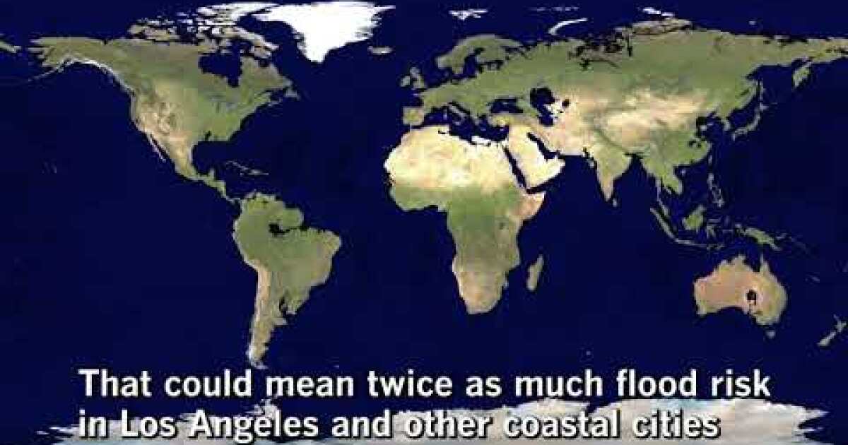 Rising sea levels could mean twice as much flood risk in Los Angeles ...
