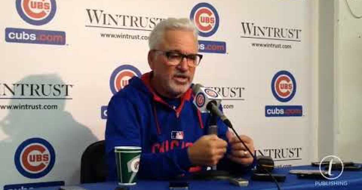 Joe Maddon on Friday's game, lineup construction - Los Angeles Times