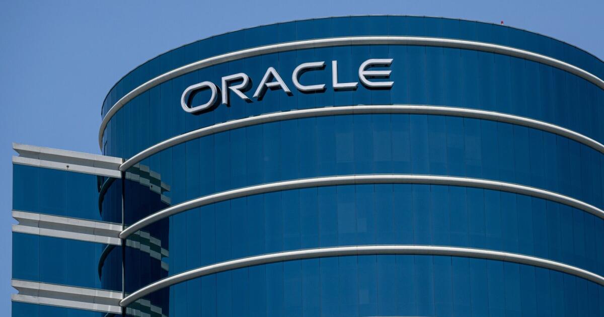 Morgan Stanley warns Oracle its credit protection nearing record high ...