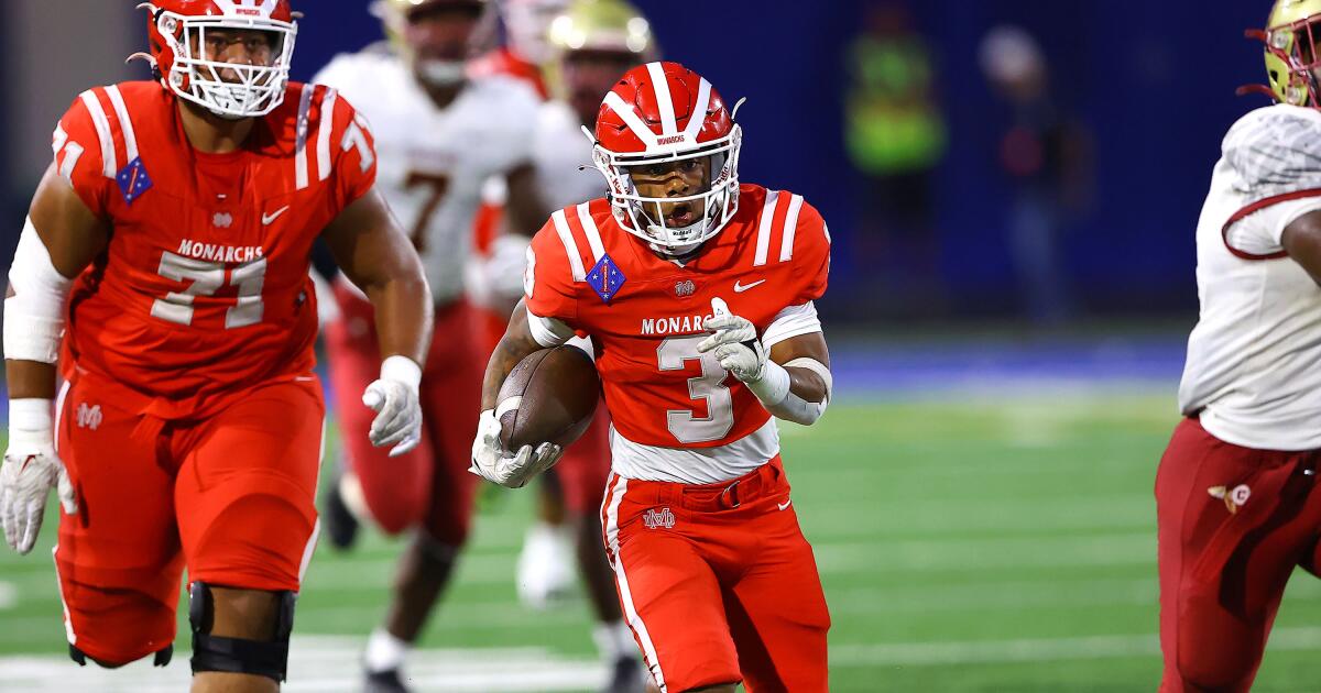 Prep Rally: Trinity League again flexing its football muscle - Los ...