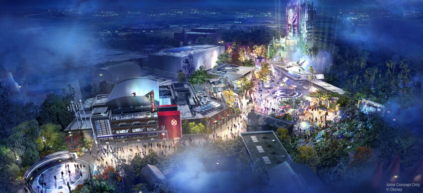 D23 2019: Disney drops details of Marvel's Avengers Campus - Los ...