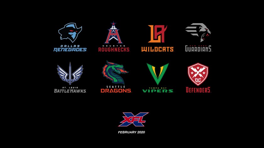 XFL team names and logos ranked: Are the L.A. Wildcats No. 1? - Los ...