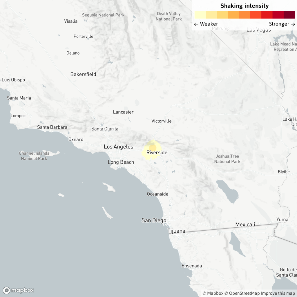 Earthquake: Magnitude 3.5 quake reported in Fontana - Los Angeles Times