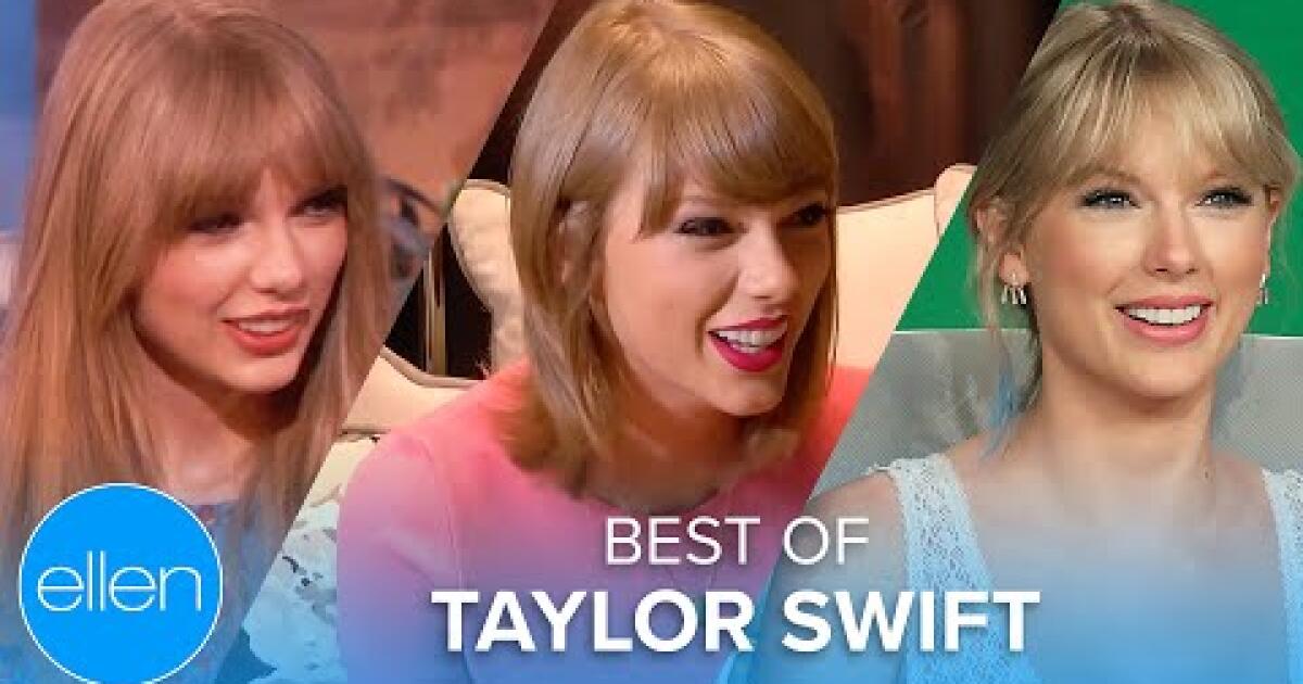 The Best of Taylor Swift on The Ellen Show (Part 1) - Los Angeles Times