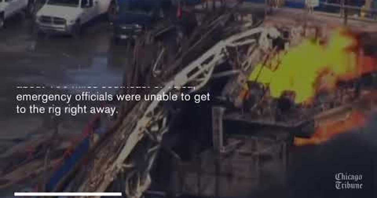 Sheriff: 5 workers presumed dead in Oklahoma rig explosion - Los ...