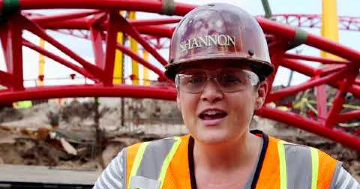 Slinky Dog Dash roller coaster track completed at Disney's Hollywood ...