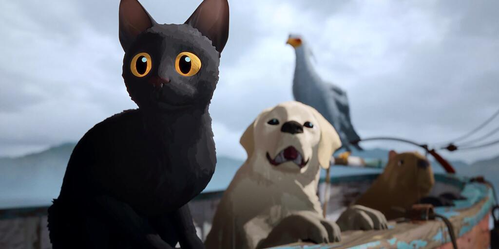 'Flow' review: A wordless, animated triumph starring animals - Los ...