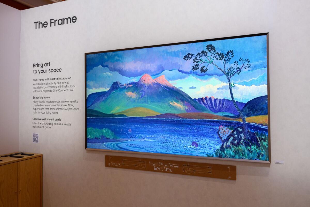 Samsung debuts 130-inch TVs as supersized screens dominate CES - Los ...