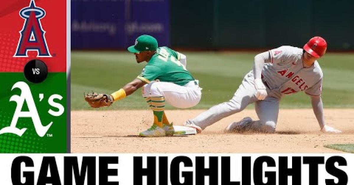 Angels vs. Athletics highlights - Los Angeles Times
