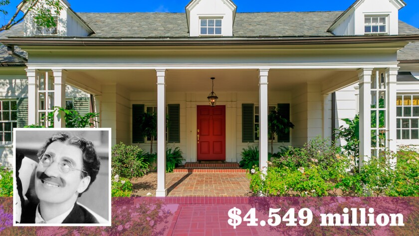 Former Groucho Marx home on Sunset Plaza Drive lists for $4.55 million ...