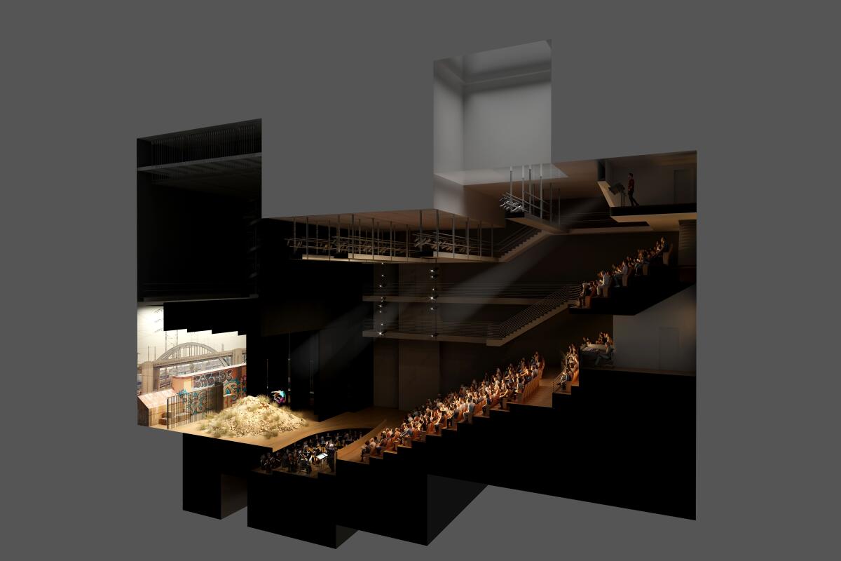 Frank Gehry unveils Colburn concert hall designs for L.A. - Los Angeles ...