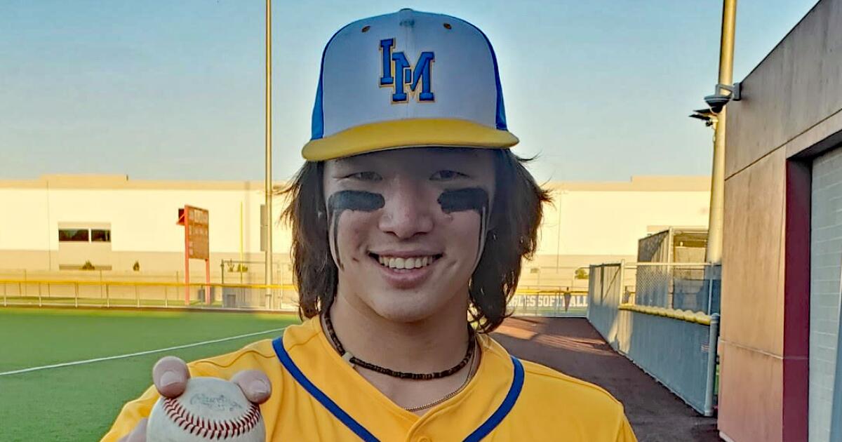 High school baseball: Eric Jeon throws no-hitter for La Mirada - Los Angeles Times