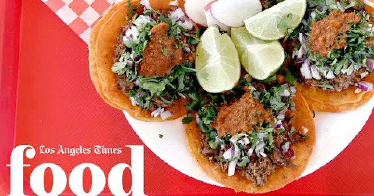 Eating is a colorful pastime at Teddy's Red Tacos - Los Angeles Times