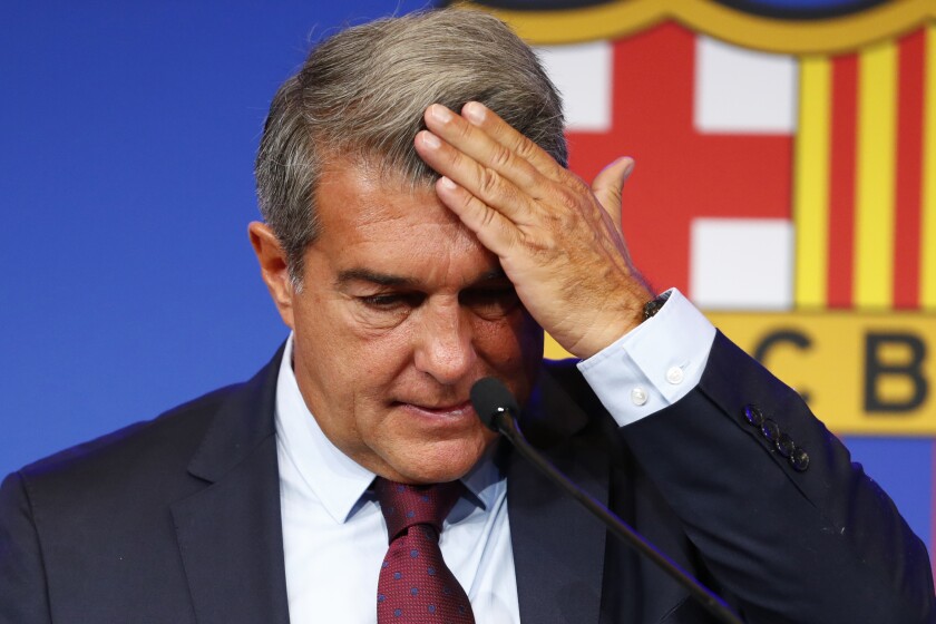 FC Barcelona president says club's debt is now $1.6 billion - Los ... FC Barcelona president says club's debt is now $1.6 billion - Los ...