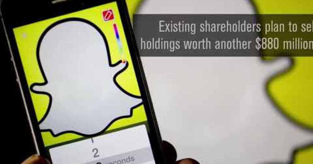 Snapchat company sets IPO targets: $3.7-billion windfall and $22 ...