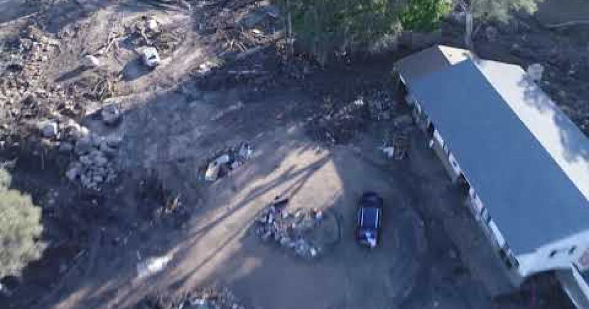 Follow The Path Of The Montecito Mudslide Los Angeles Times