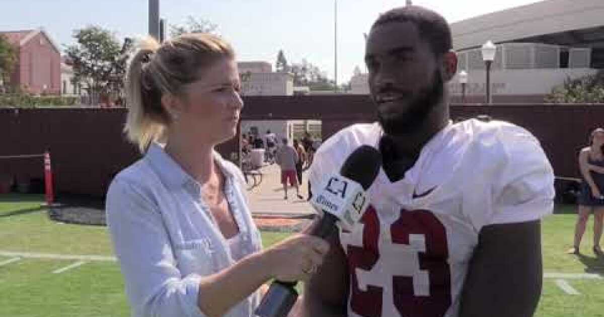 USC tailback Tre Madden limited in Tuesday's practice - Los Angeles Times