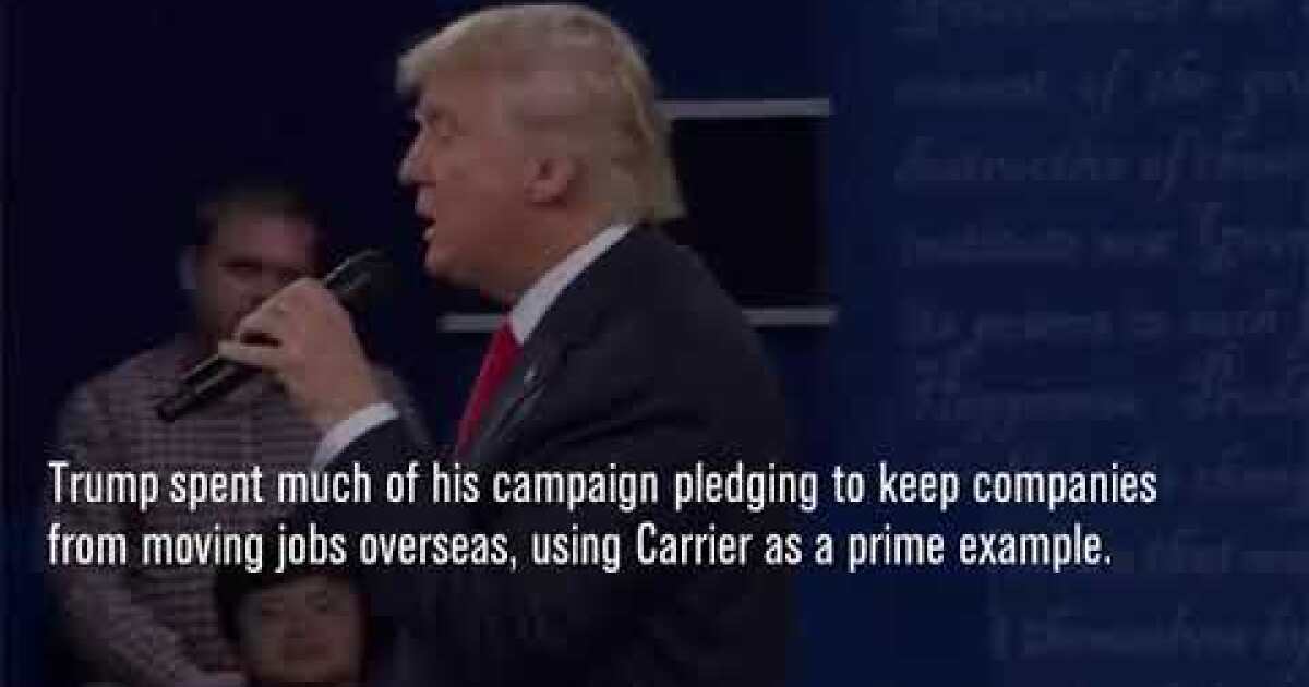 Trump says he saved American jobs, but he hasn't shown how he can turn ...