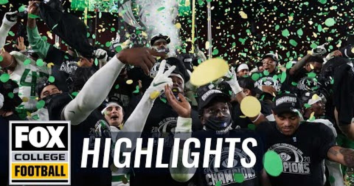 Highlights from No. 13 USC's 31-24 loss to Oregon in Pac-12 title game ...