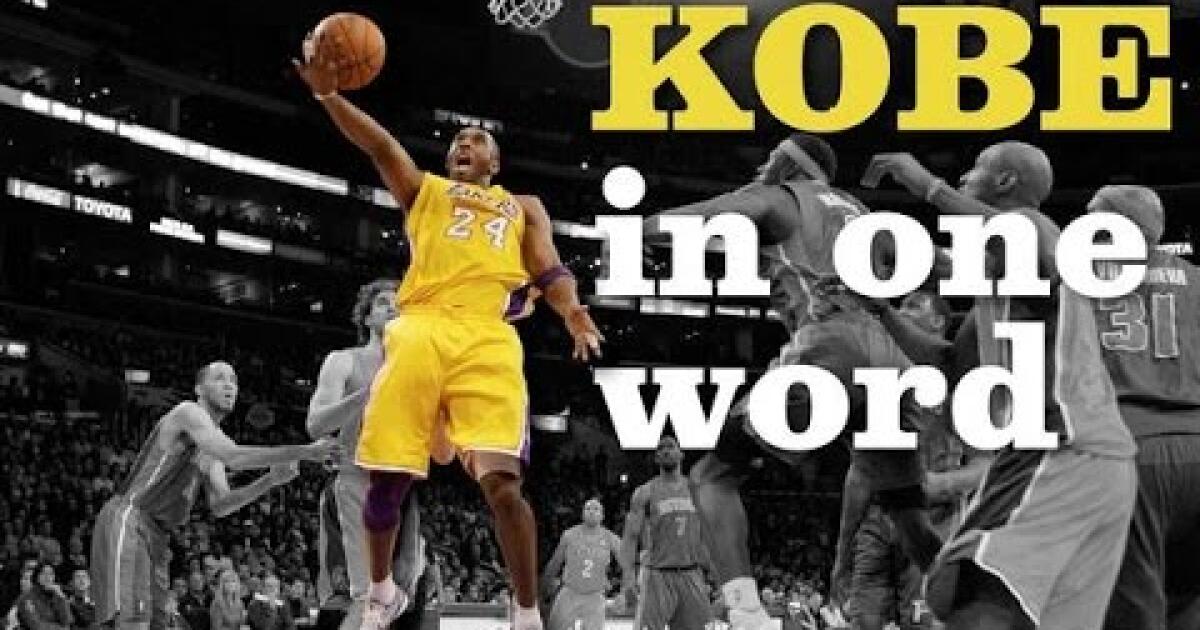 Describe Kobe Bryant in one word. Here's what some NBA players say ...