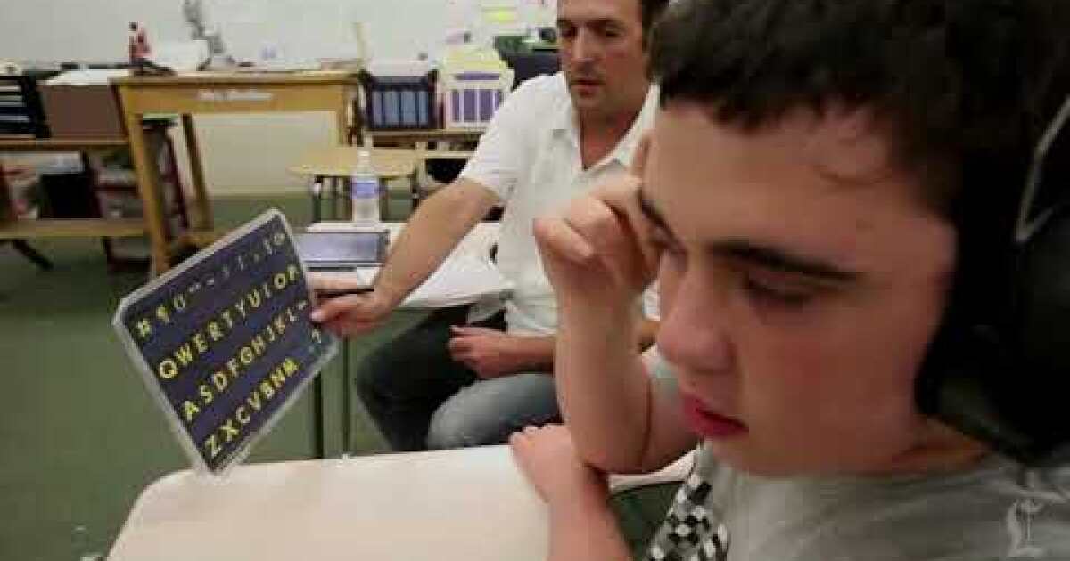 In the 'silent prison' of autism, Ido Kedar speaks out - Los Angeles Times