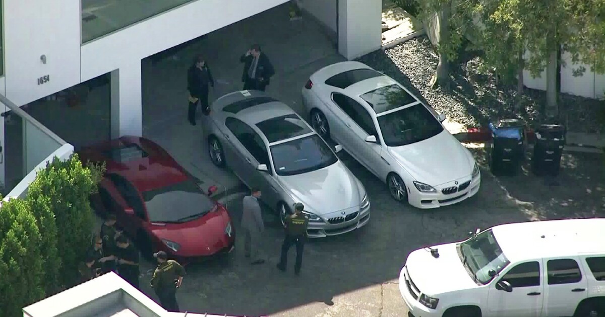 Deputies raid rapper YG's Hollywood Hills home after rolling gun battle ...