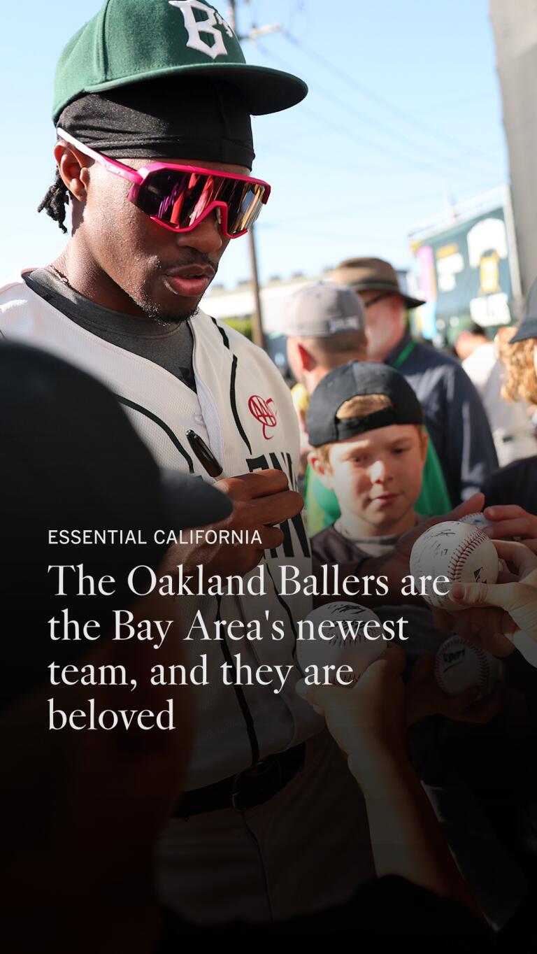 Oakland Ballers deliver community and championship baseball - Los ...